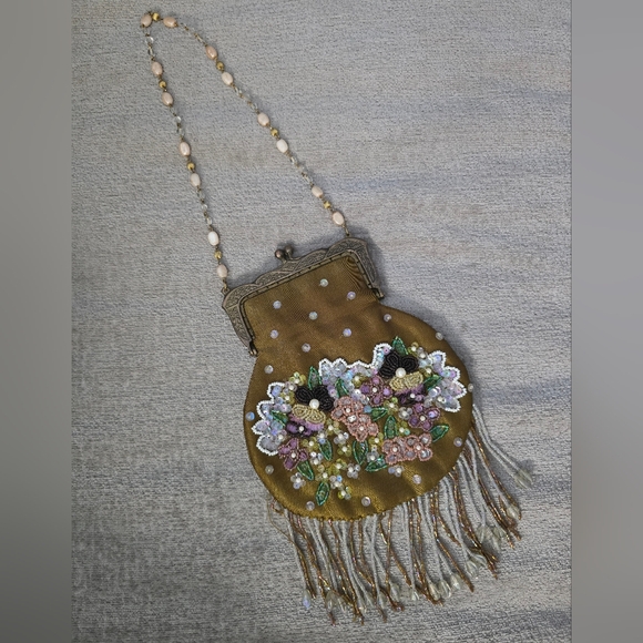 Vintage | Bags | Vintage Beaded Victorian Bag | Poshmark